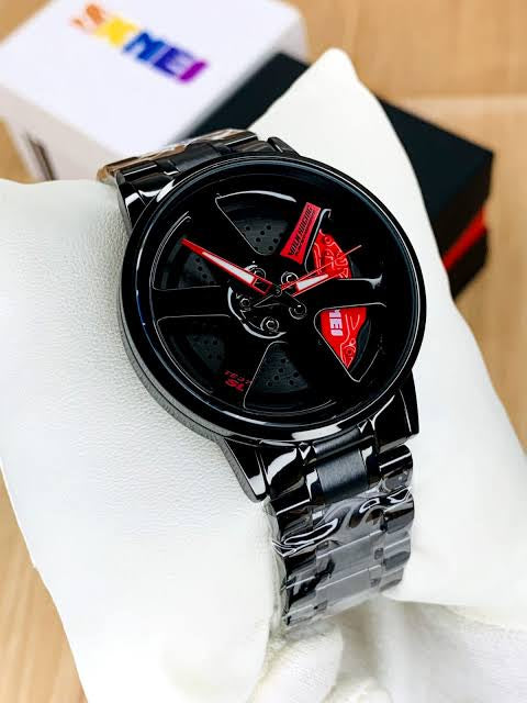 ROTATING WHEEL WATCH | STAINLESS STEEL – Smex